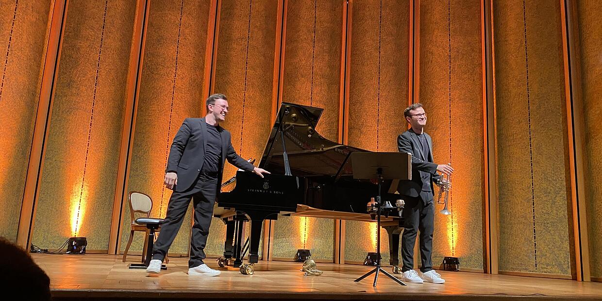 Kissinger Sommer: Trompeter Simon Höfele und Pianist Frank Dupree ...