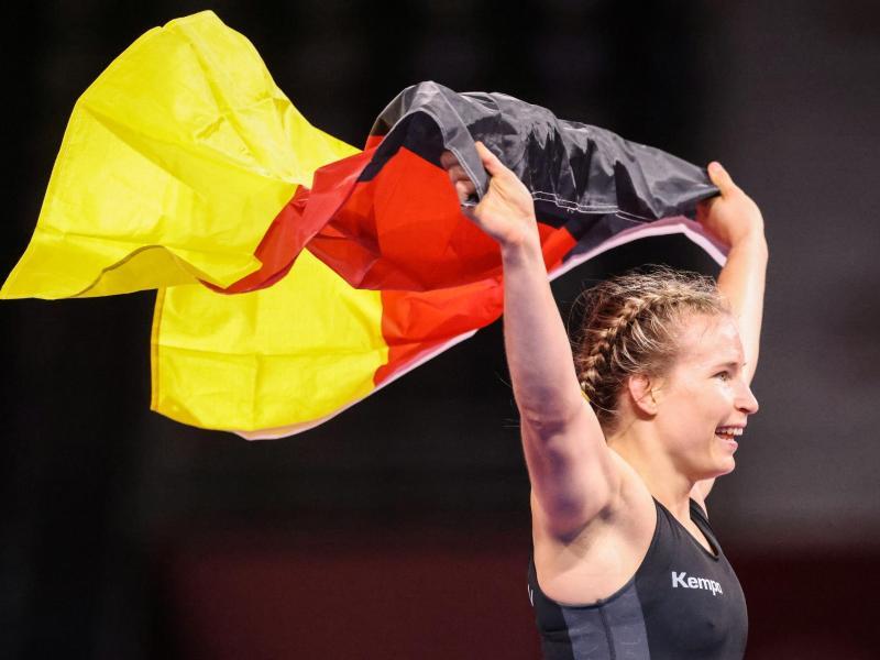 Olympische Spiele: Ringerin Rotter-Focken wird Olympiasiegerin