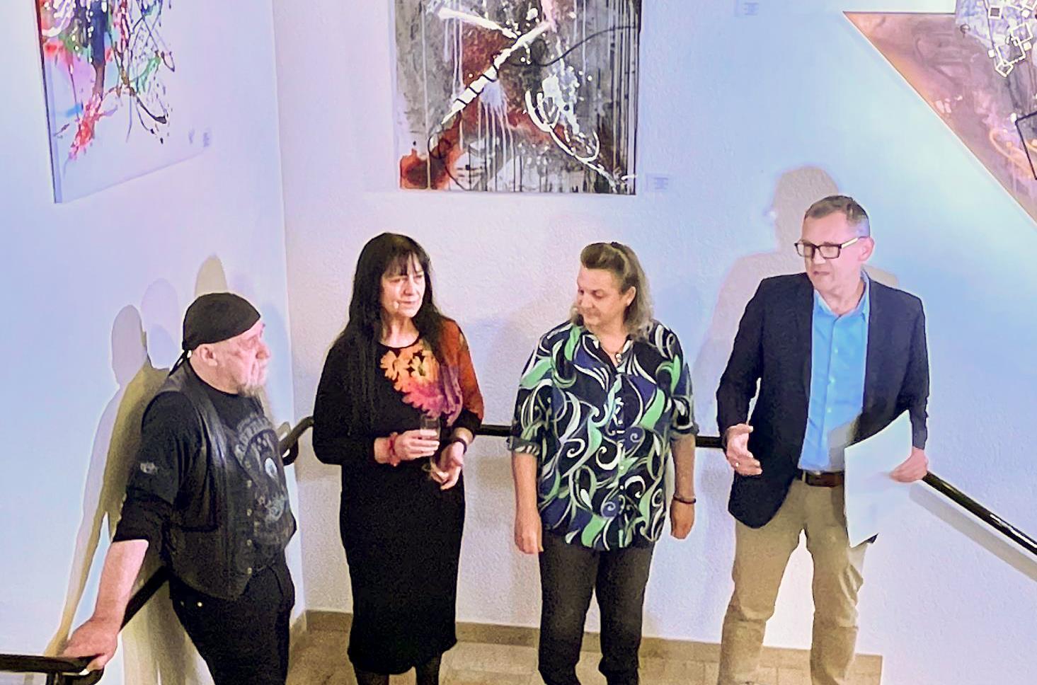 Berti Gaksch, Nicole Ott und Rosi Felgenhauer-Sperr zeigen ihre Bilder ...