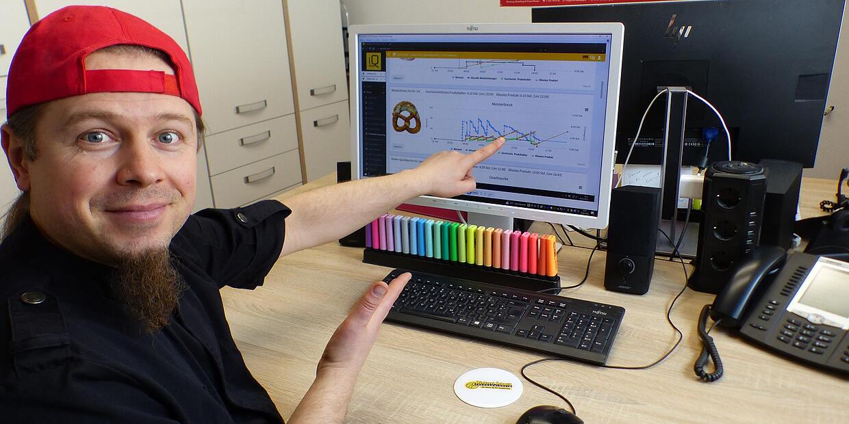 Immer genügend Ware vor Ort: Bäcker-Weltmeister Axel Schmitt testet in ...