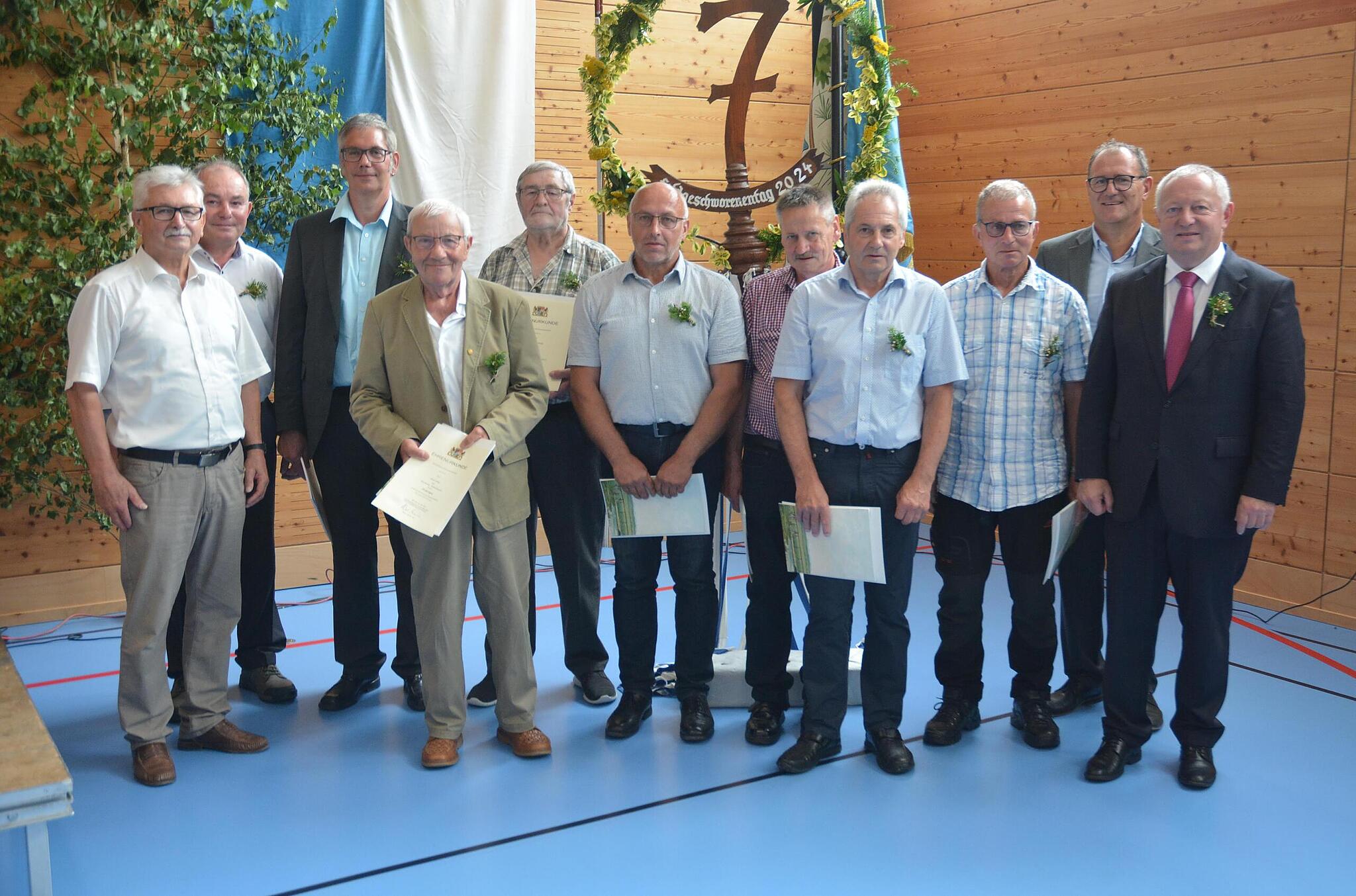 Die Haupttagung der Feldgeschworenen des Altlandkreises Hammelburg fand ...