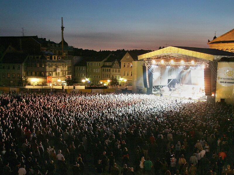 Coburg Open Air: Konzert auf dem Schlossplatz mit Sido und Sarah Connor