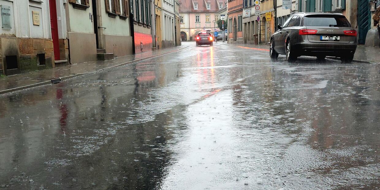Dauerregen und Hochwasser: Bamberg von Unwetter verschont