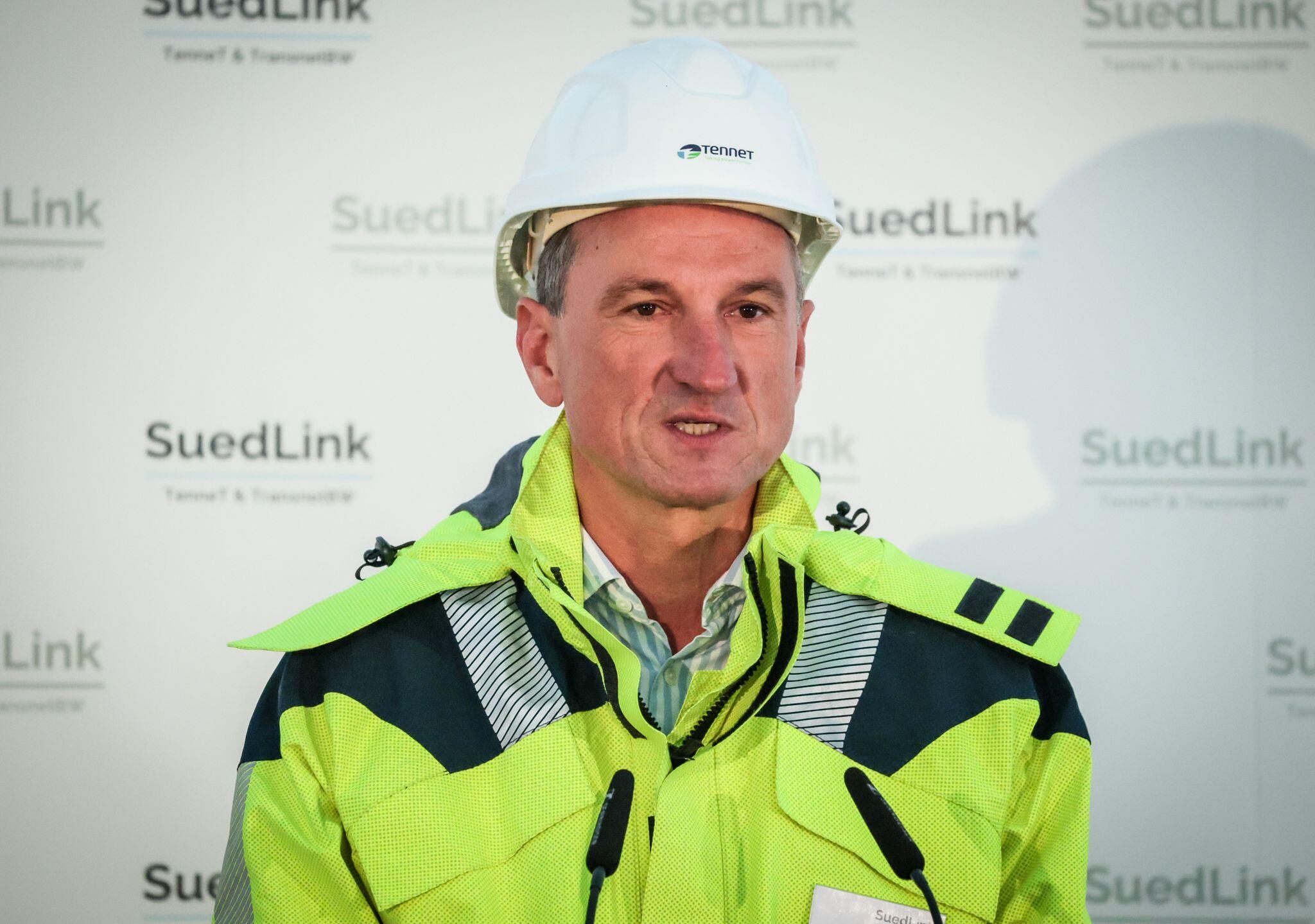 Bau der Trasse Suedlink - Vier Kabel für die Energiewende