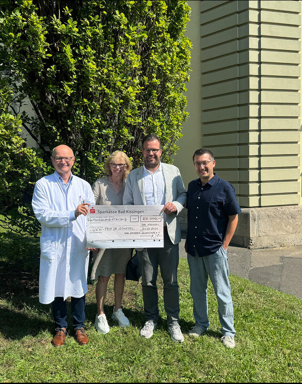 Kissinger Leukämiehilfe spendet für die Kinderkrebsforschung