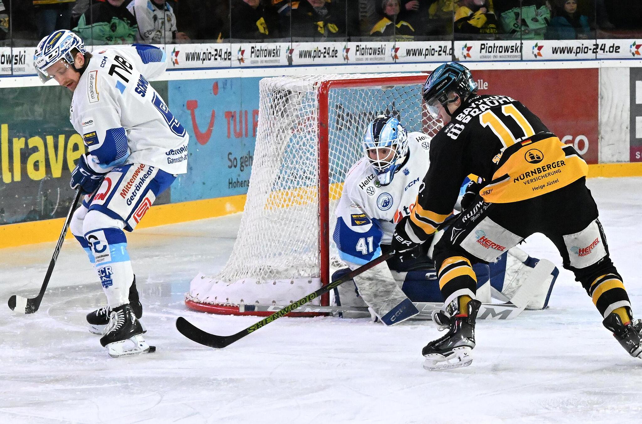 Eishockey, Oberliga Süd: Bayreuth Tigers unterliegen SC Riessersee