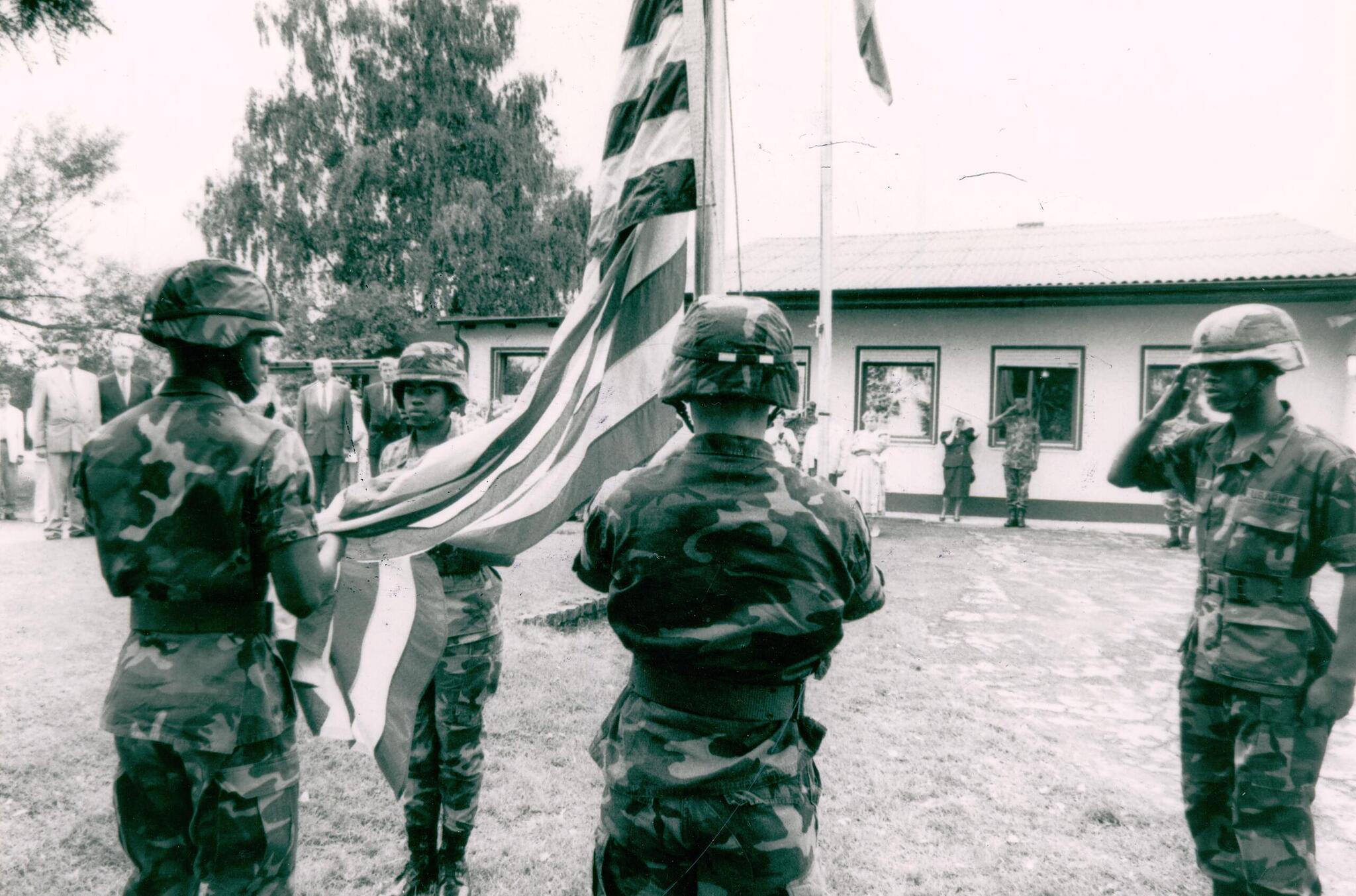 Am 31. Juli 1992 gab die US-Armee die Herzo Base in Herzogenaurach zurück