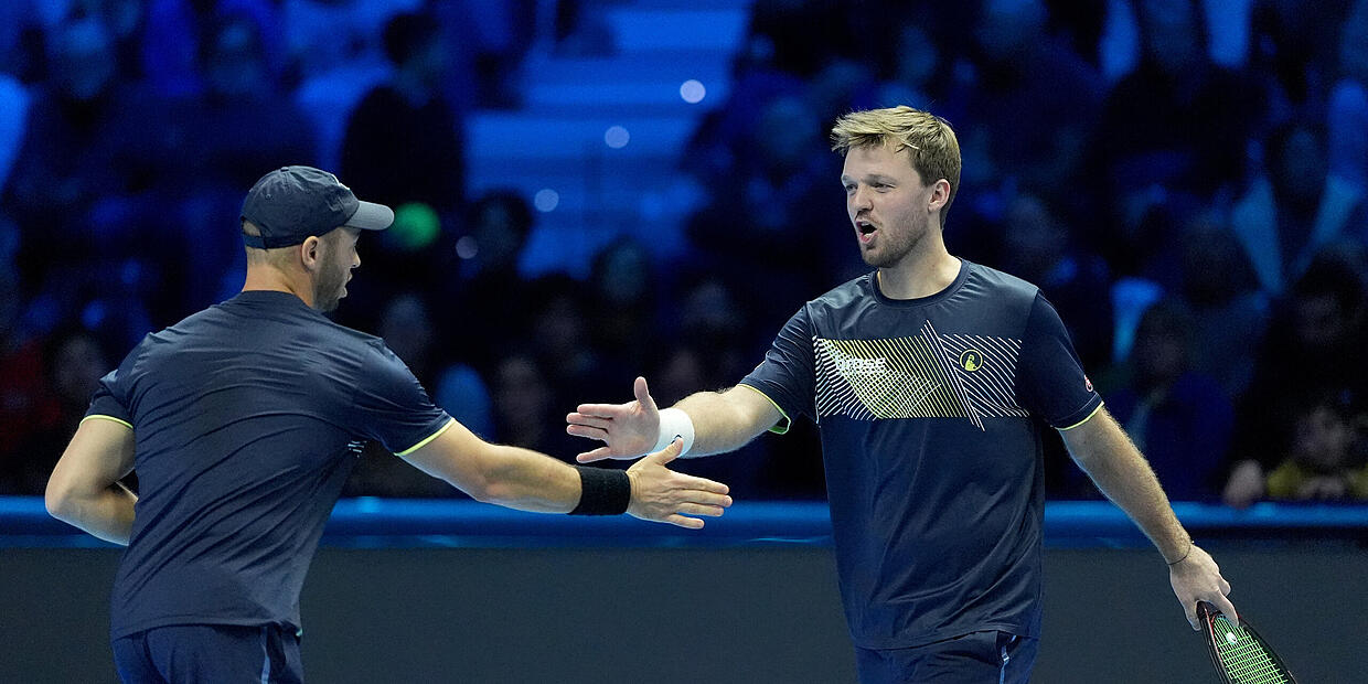 Tennis: Kevin Krawietz und Tim Pütz bei den ATP-Finals im Endspiel