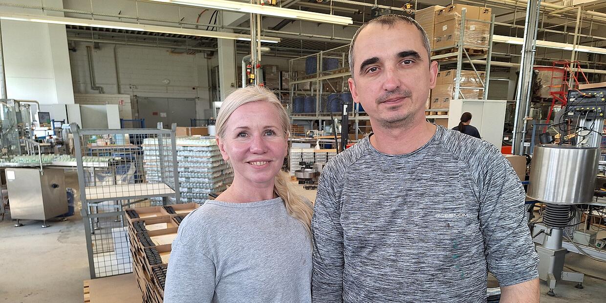 Integration: Paar aus Ukraine arbeitet in Hallerndorf
