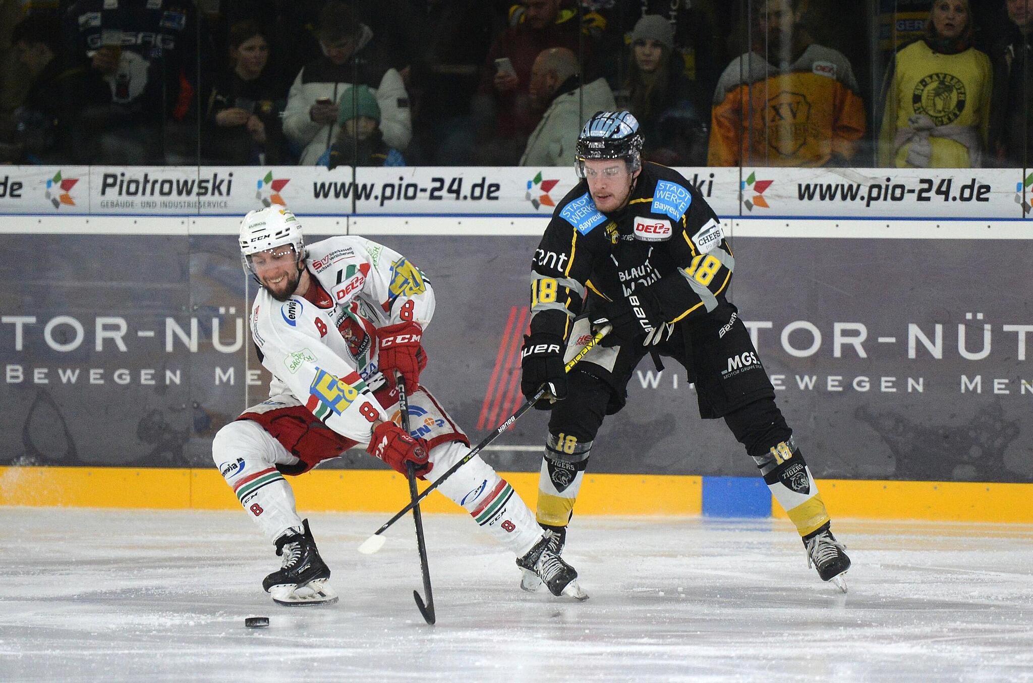 Eishockey: Die Bayreuth Tigers liegen in der ersten Play-down-Runde mit ...