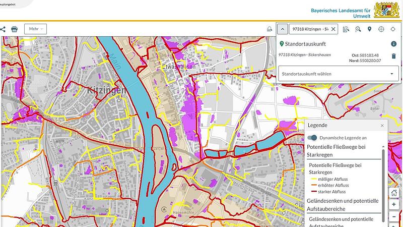 Privatleute in Bayern können Karte abrufen: Ist mein Haus bei Starkregen und Hochwasser ...