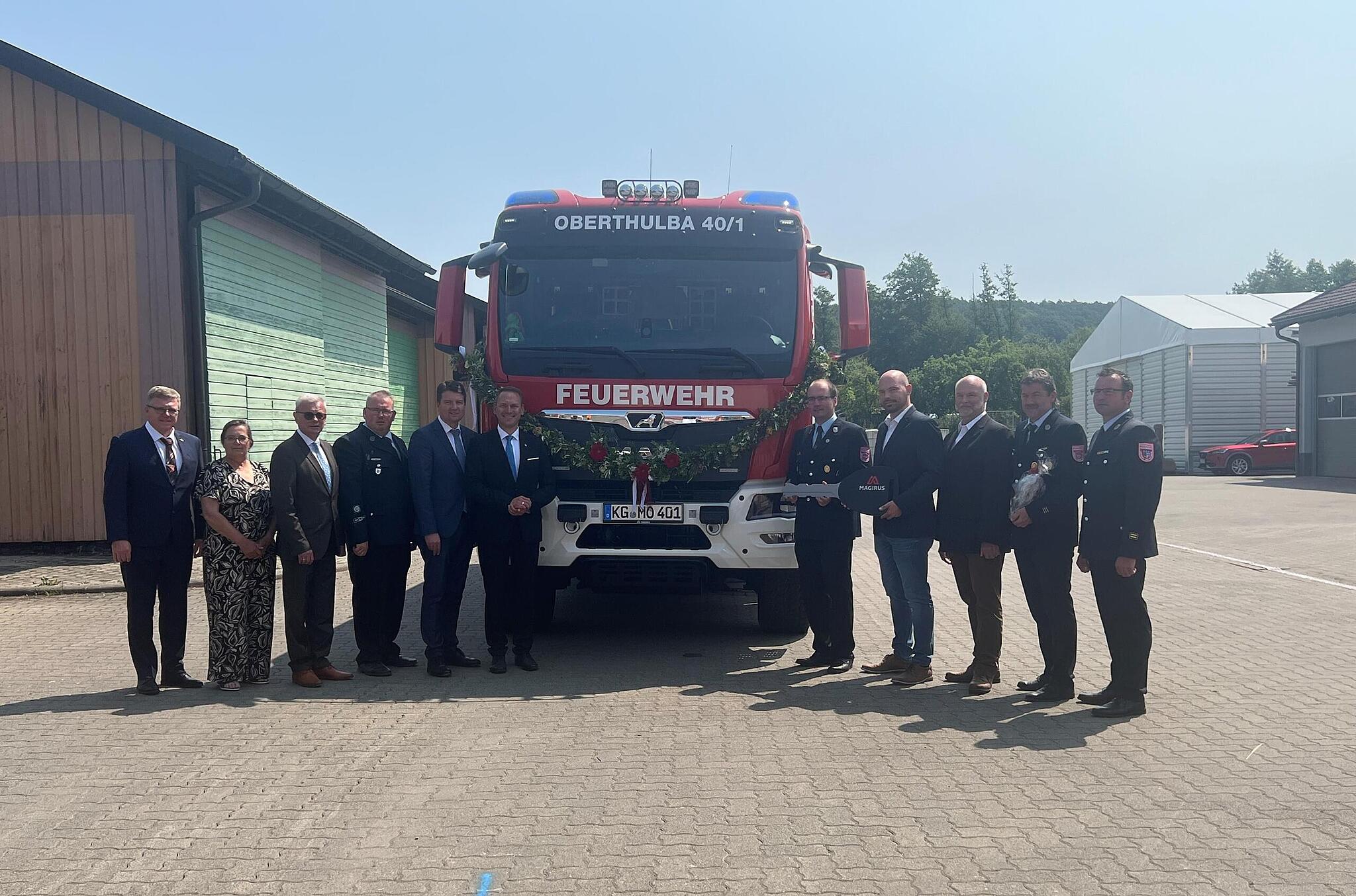 Die Feuerwehr Oberthulba feiert ihr Gründungsjubiläum mit Gottesdienst ...