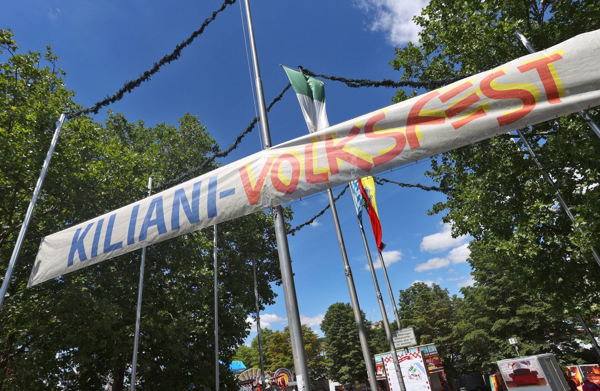 Kiliani-Volksfest in Würzburg eröffnet