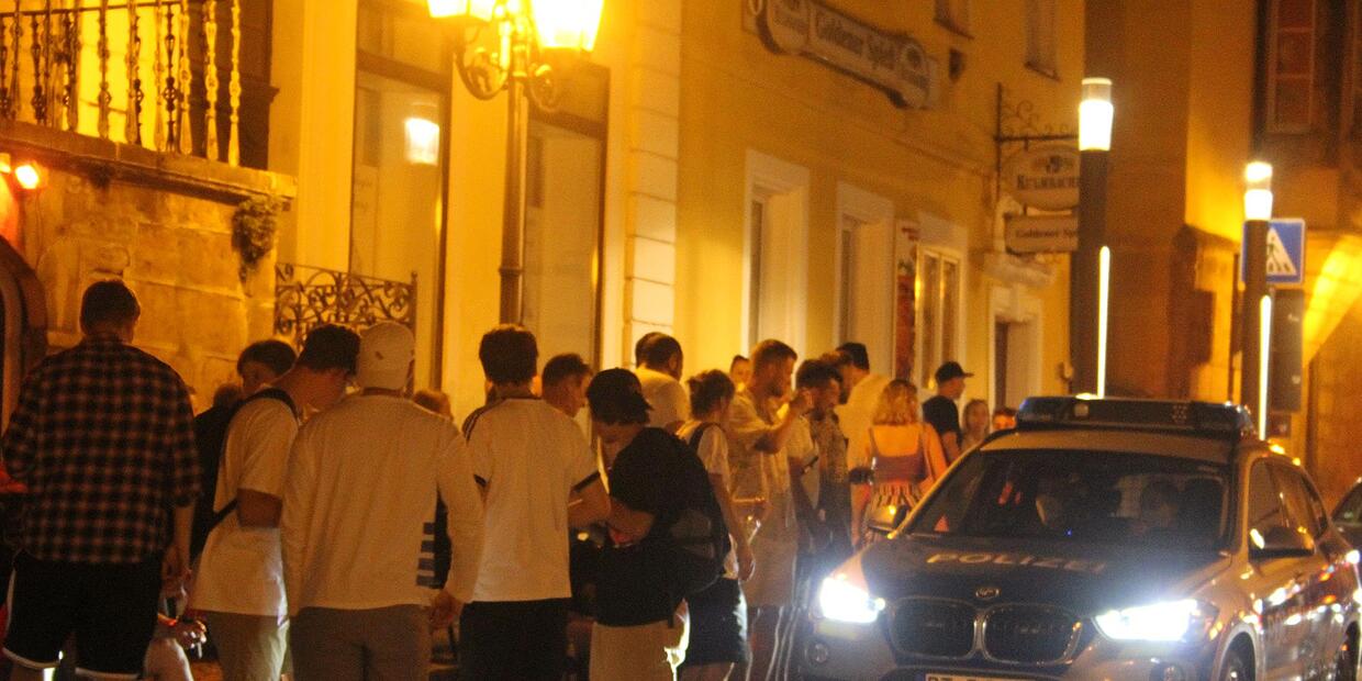 Party, bis die Polizei kommt