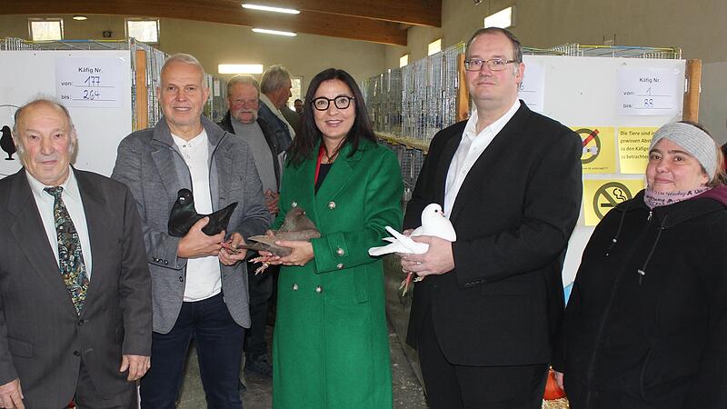 Kingtauben-Fans aus ganz Europa kamen nach Großlangheim