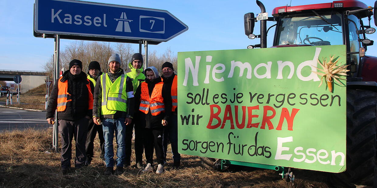 Bauern Proteste in Bad Kissingen gehen weiter