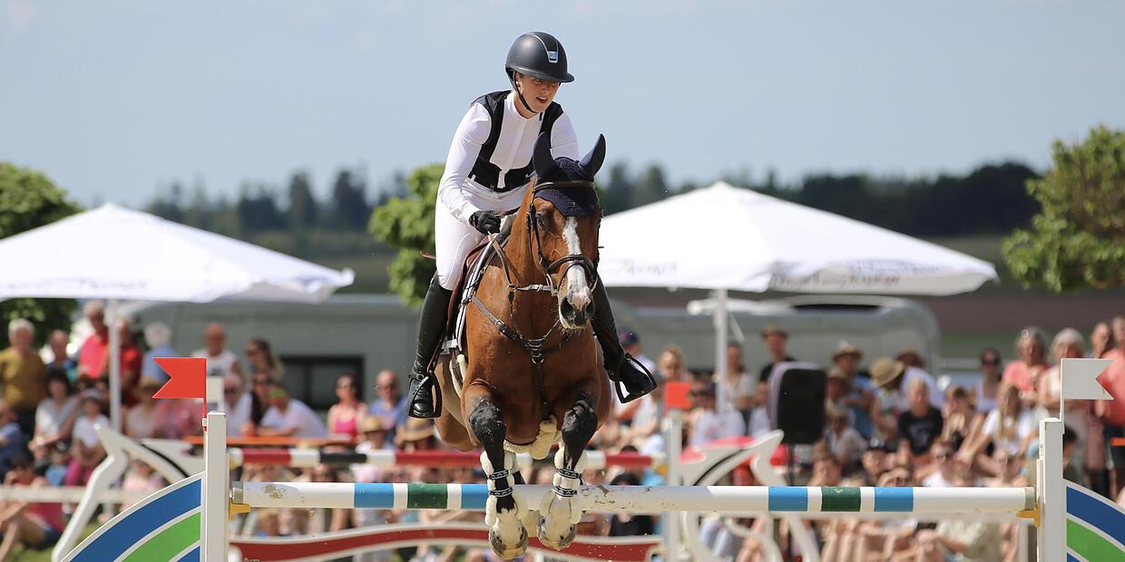 Reit-Turnier auf dem Reiterhof Rhön in Detter