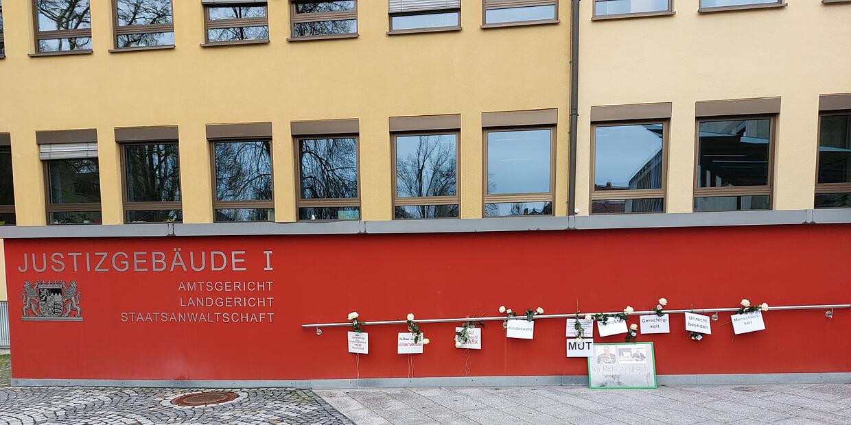 Christian Dettmar: Sympathiebekundung in Coburg für Richter