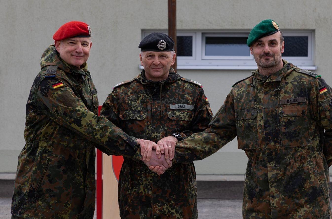 Im Gefechtssimulationszentrum der Bundeswehr Wildflecken gab es einige ...