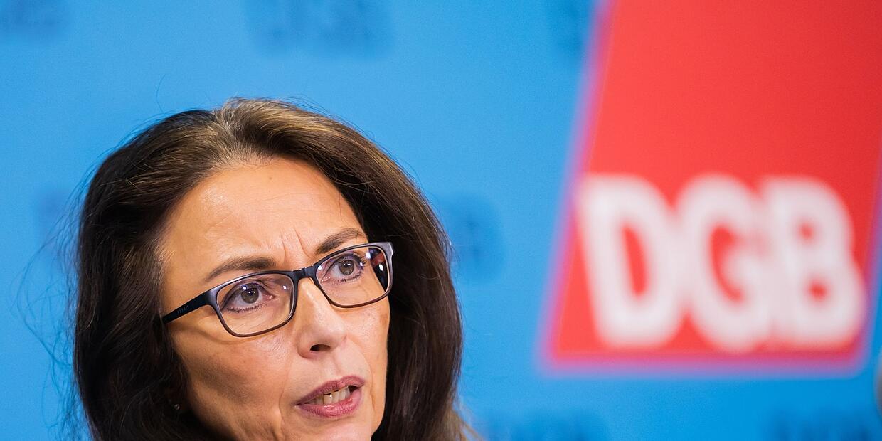 DGB-Chefin in Sorge um Industrie