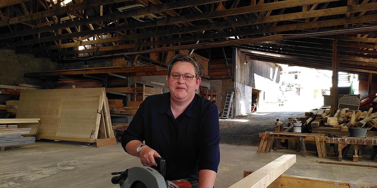 Haßberge: Erste Frau in der Zimmerer-Innung Schweinfurt-Haßberge