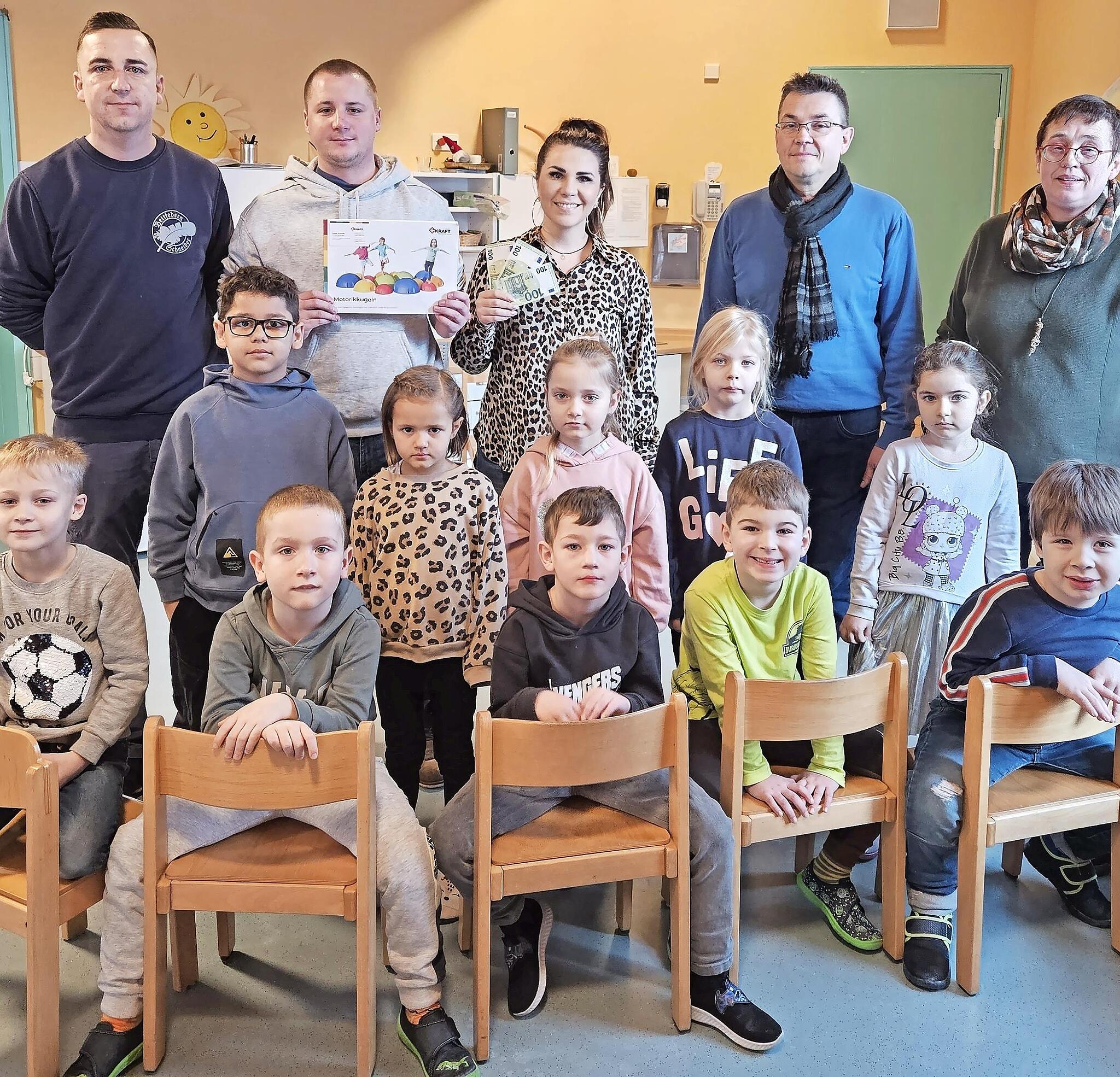 Kindergarten unterstützt