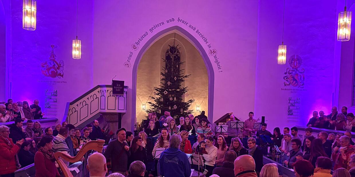 Weihnachtskonzert in Geroda begeistert mit Vielfalt