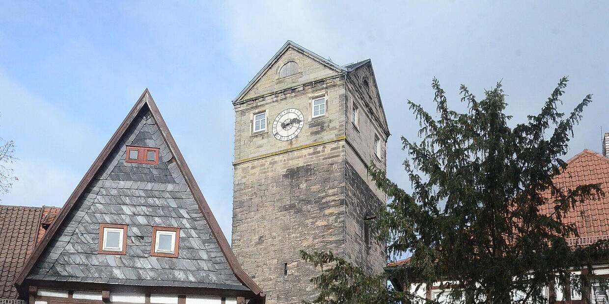 Stadtturm Kronach: Die historische Uhr zeigt wieder die richtige Zeit