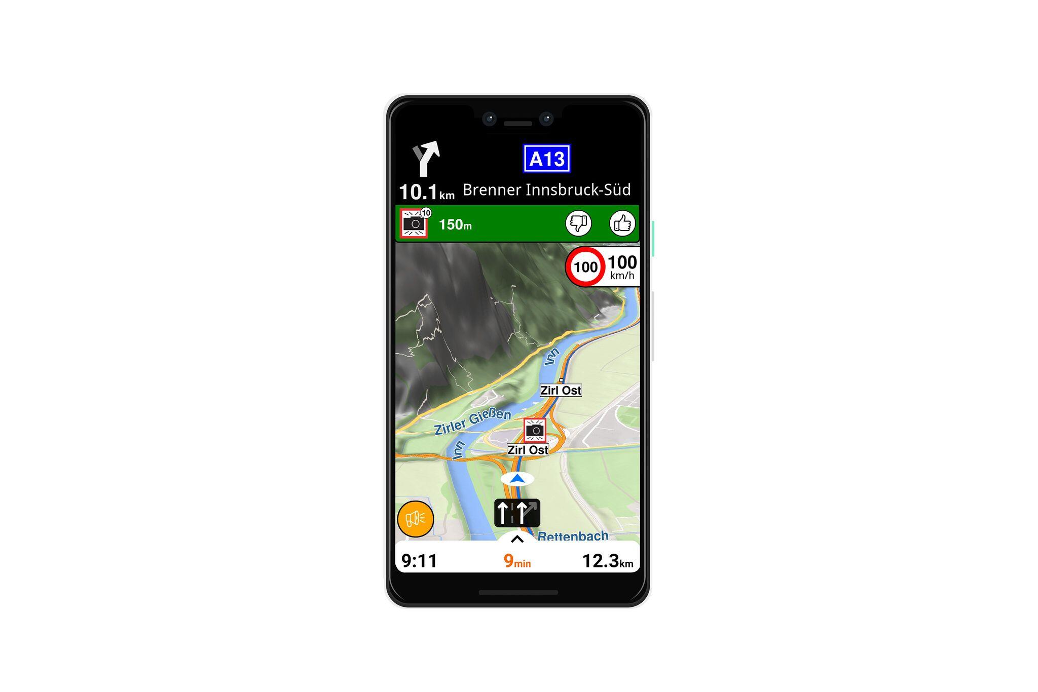 Navi-App «Magic Earth»: Kartendienst und Fahrassistenz