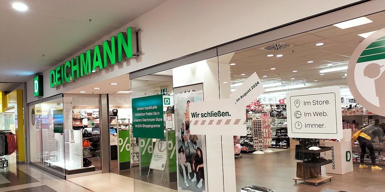 Schuh Deichmann schließt Filiale in Hallstadt bei Bamberg