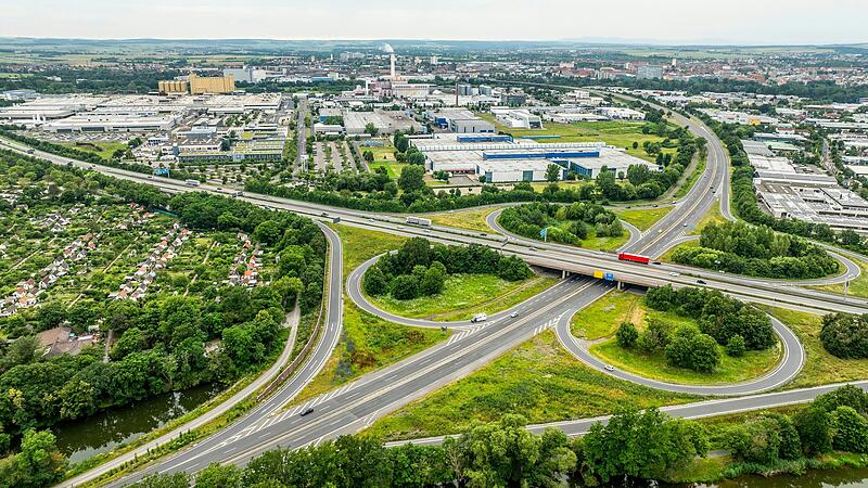 Erneute Sperrung: B286 nach Hahnenhügelbrücke Schweinfurt