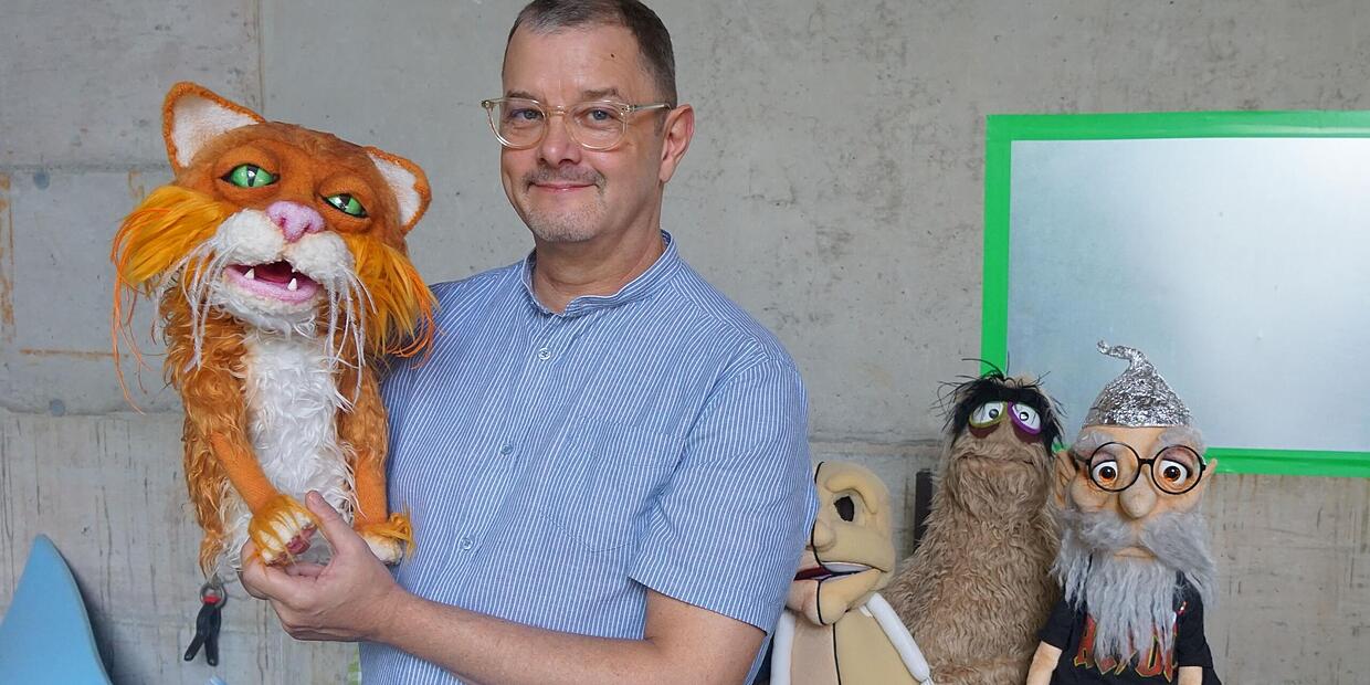 Puppen für ZDF und Sesamstraße: Wie der Macher von "Rudi Rabe" sogar ...