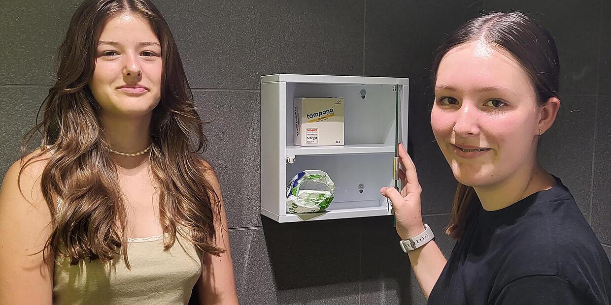 Kostenlose Tampons und Binden auch an Schulen in Forchheim