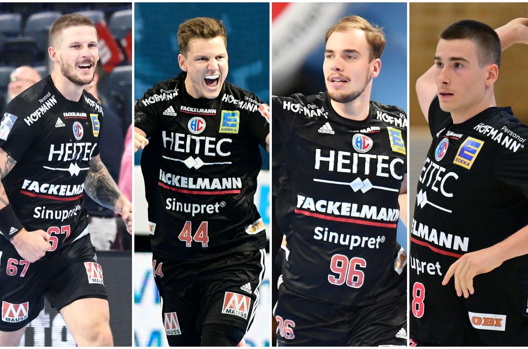 HC Erlangen: Vier Akteure des Handball-Bundesligisten sind auf Reisen