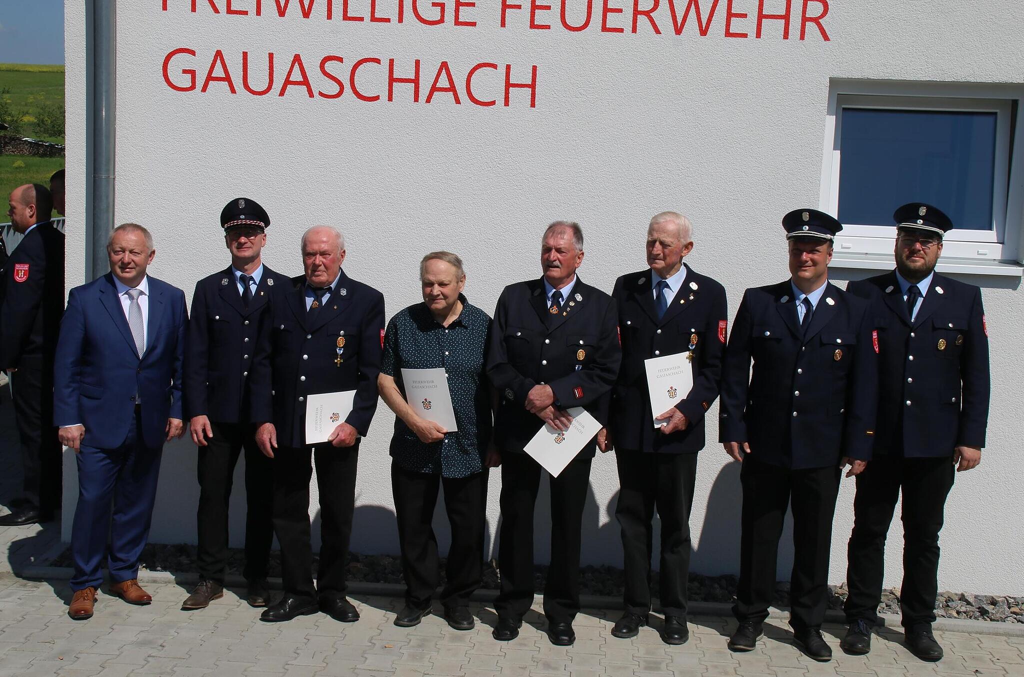 Die Freiwillige Feuerwehr Gauaschach beging ihr 150-jähriges Bestehen