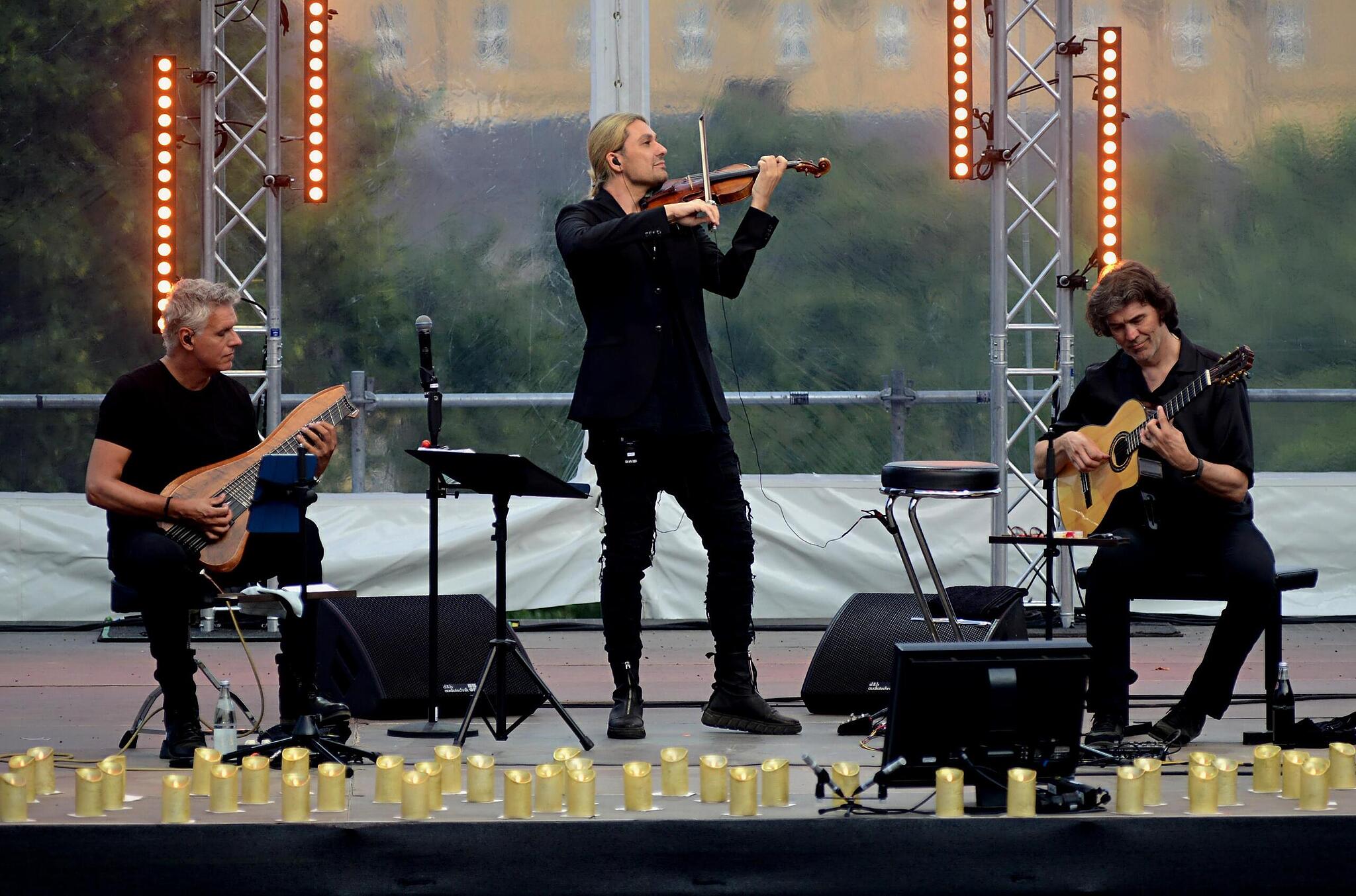 Zuschauer kamen zu spät zum Konzert von David Garrett auf Kloster Banz