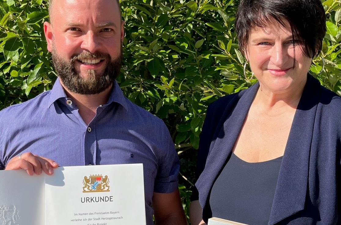 Herzogenauracher Kita Johann Comenius mit dem Nachhaltigkeitspreis des Bayerischen ...