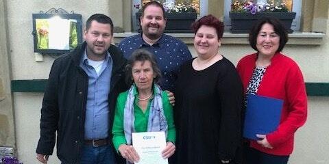 CSU ehrt langjährige Mitglieder