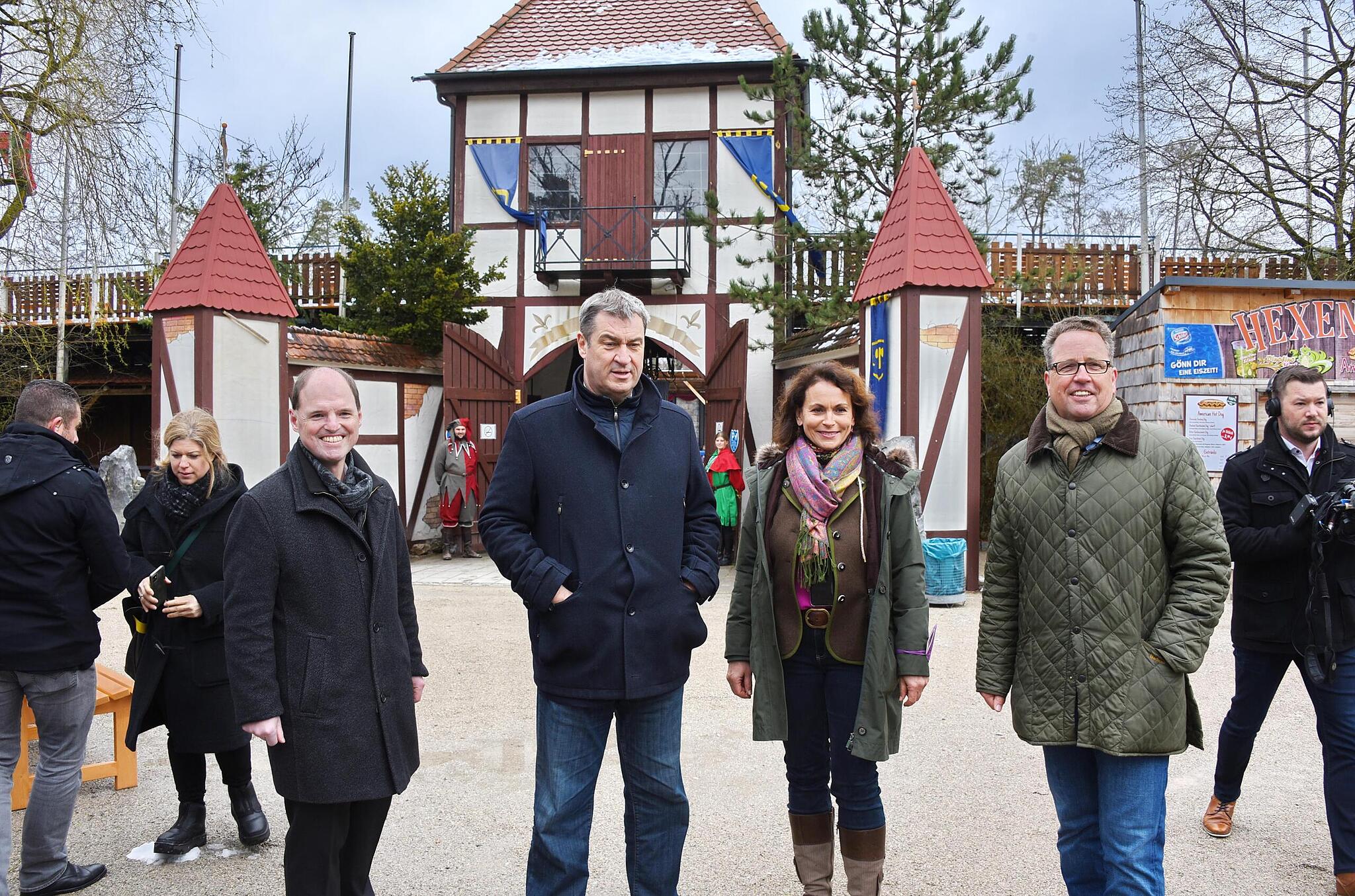 Nach Besuch im Erlebnispark Schloss Thurn: Markus Söder positiv getestet