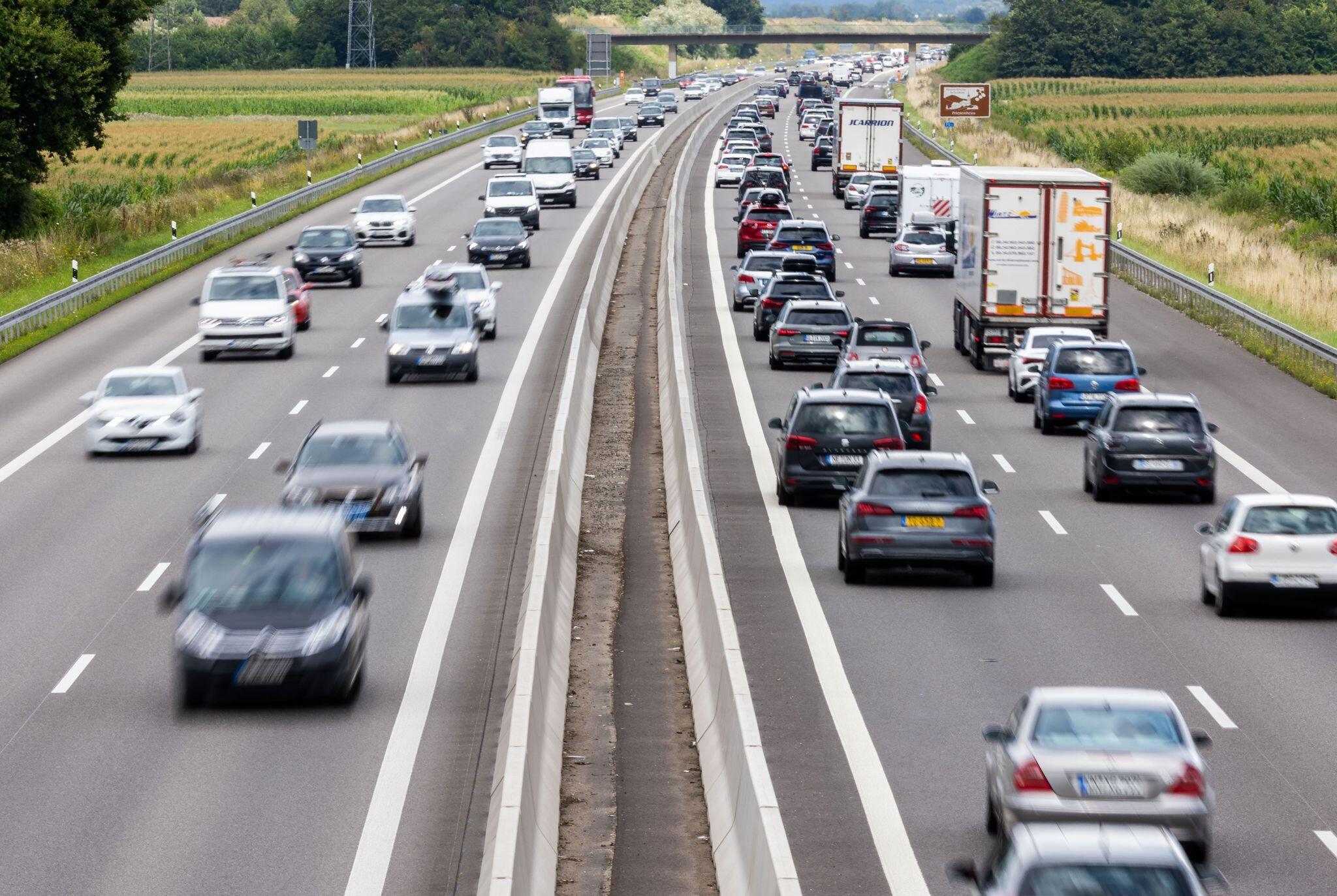 Auf Einer Autobahn Mit 3
