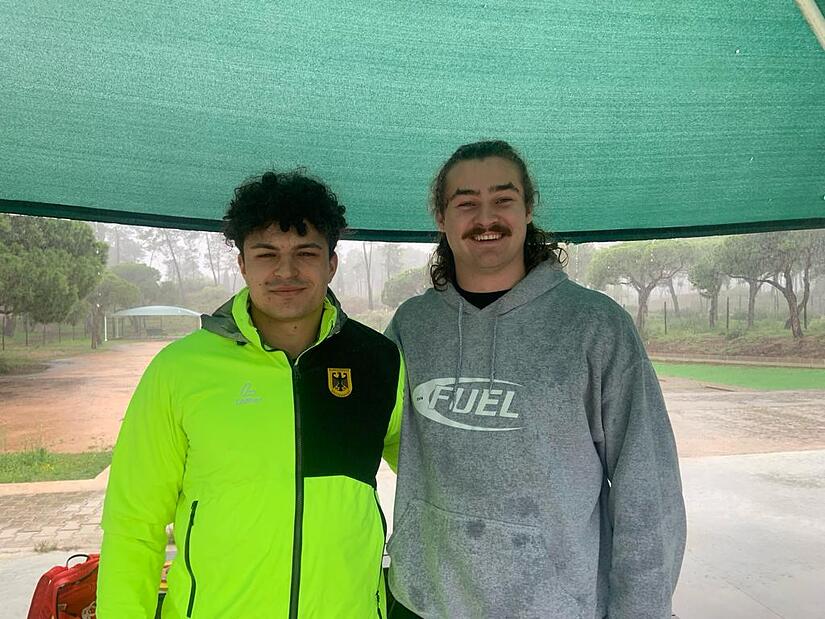 Kulmbacher Hammerwerfer Merlin Hummel trainiert mit Weltmeister Ethan ...