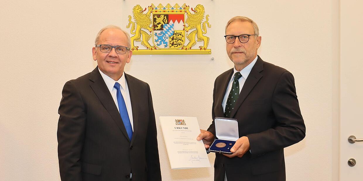 Castell: Kommunale Verdienstmedaille in Bronze für Jochen Kramer