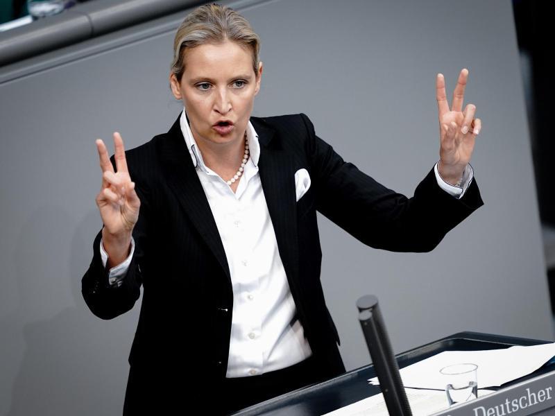 AfD-Spitzenkandidatin Weidel will sich nicht impfen lassen