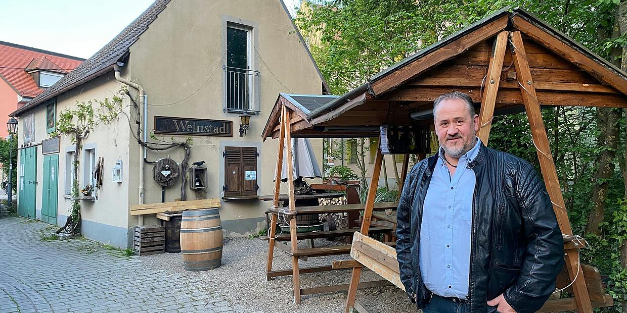 Zoff um Volkacher Weinstadl eskaliert: Wirt Martin Burger und Stadtrat ...