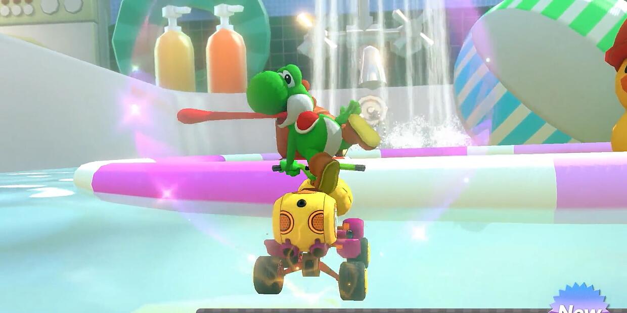 Nintendo Switch: Mit Mario durchs Badezimmer heizen