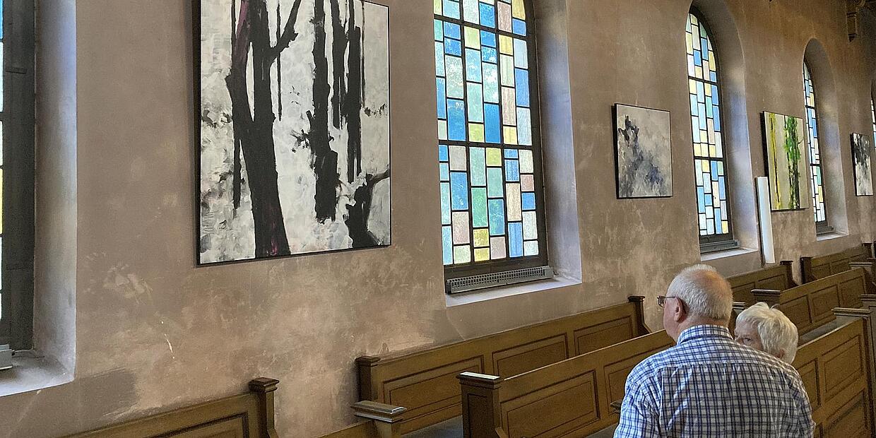 Ausstellung „Pensieri e Forme“ in der Erlöserkirche Bad Kissingen mit ...