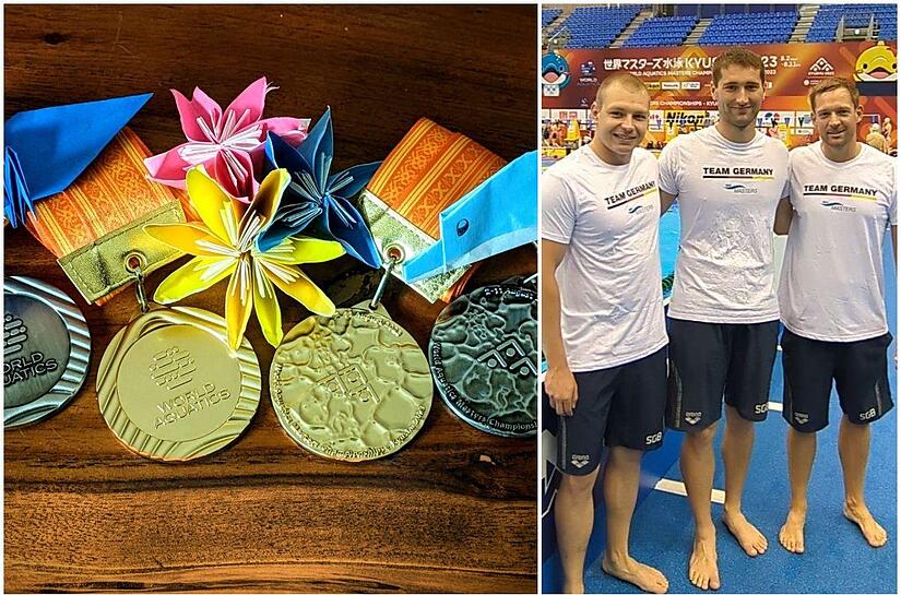 Schwimmen: Vier Medaillen für SG Bamberg bei World Aquatics Masters Championships