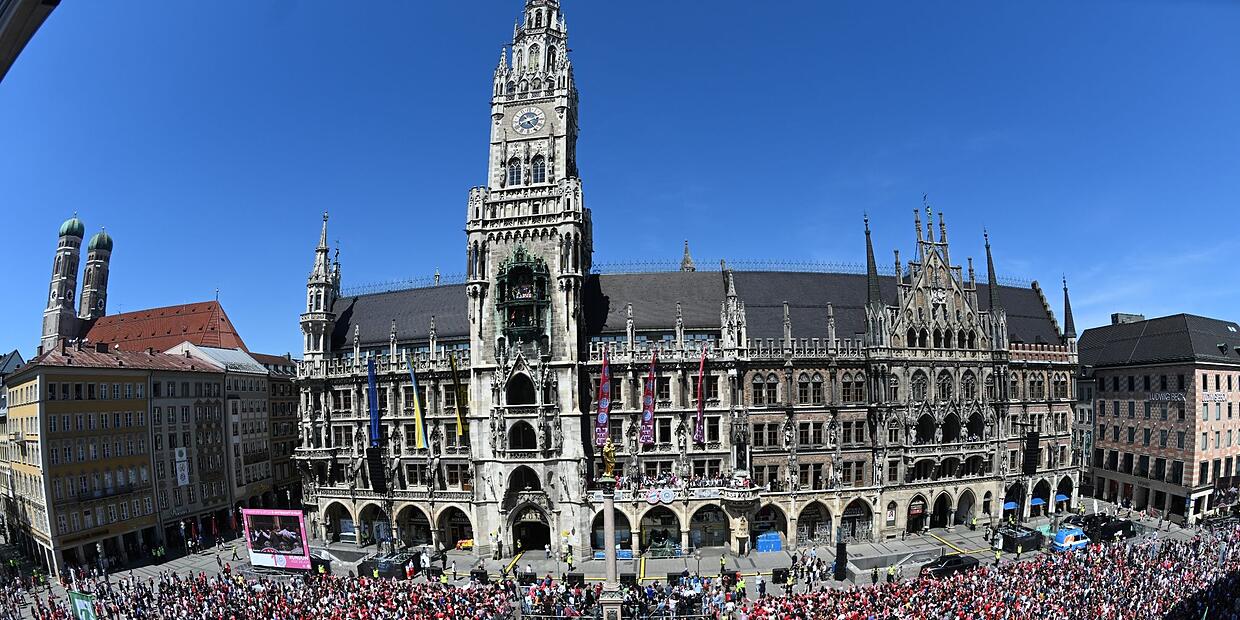 Meisterfeier des FC Bayern: Stadt für Varianten bereit