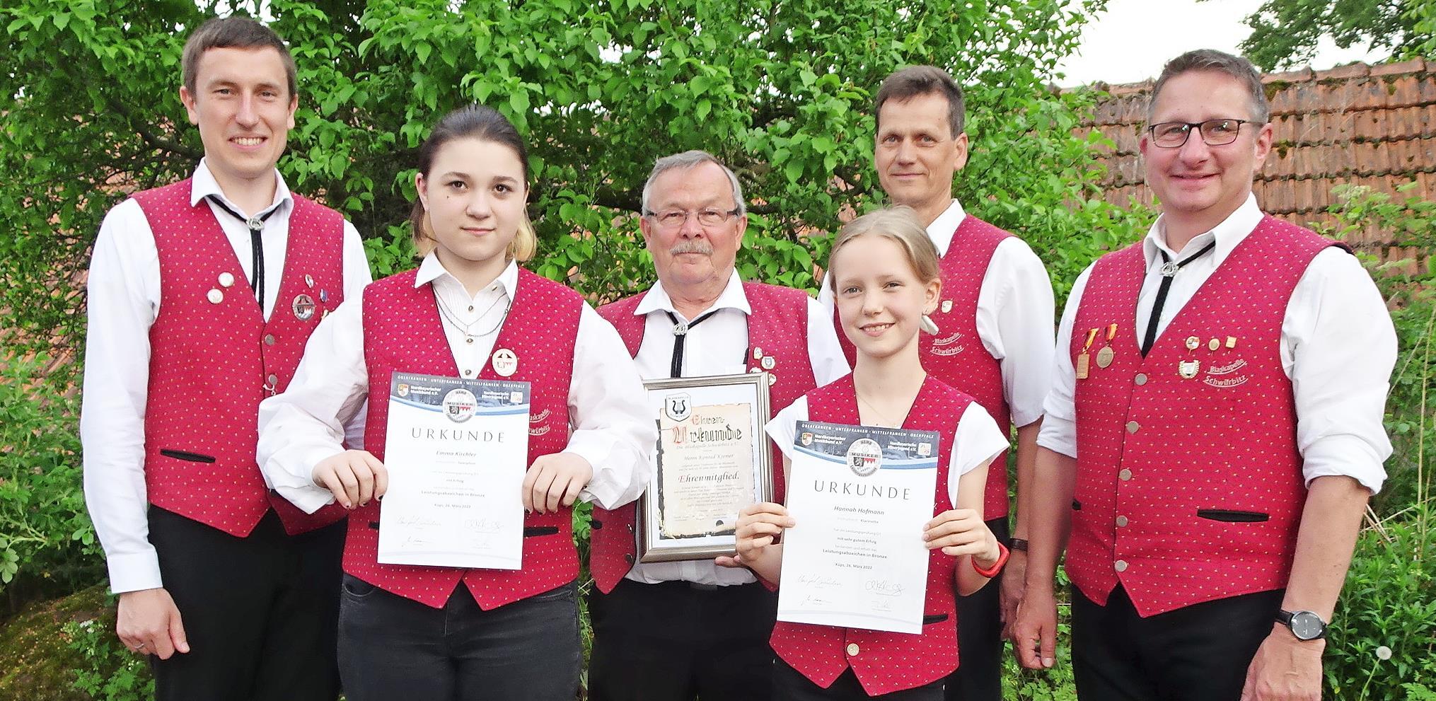 Blaskapelle wieder „am Start“