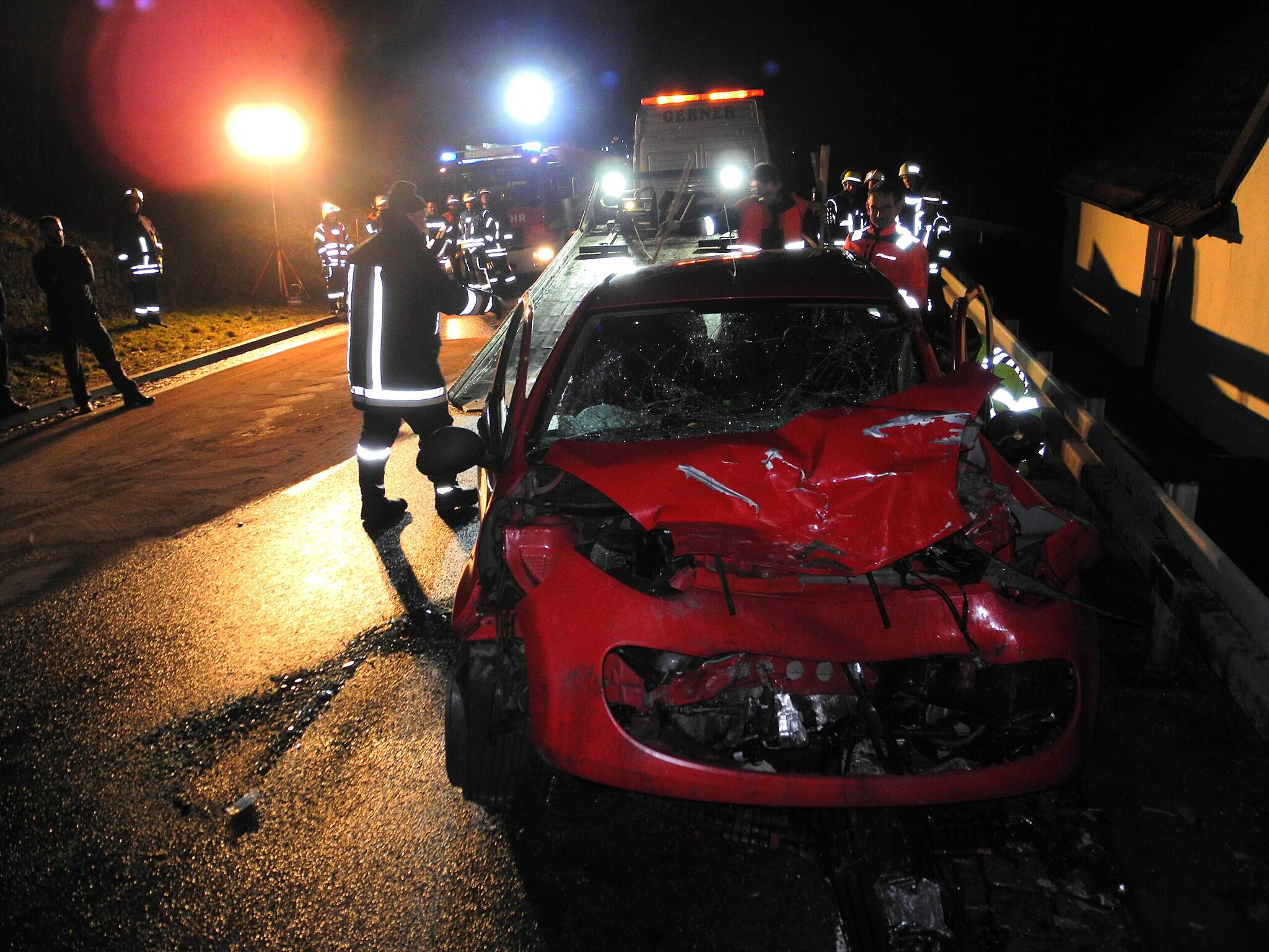 Unfall bei Trimberg am Sonntag, 04.02.2024